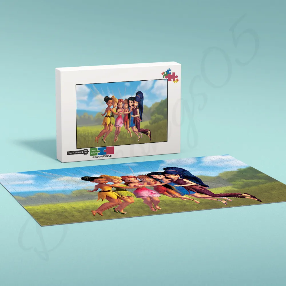 Tinker Bell Full Characters Puzzles Disney Animated Film Cartoon ...