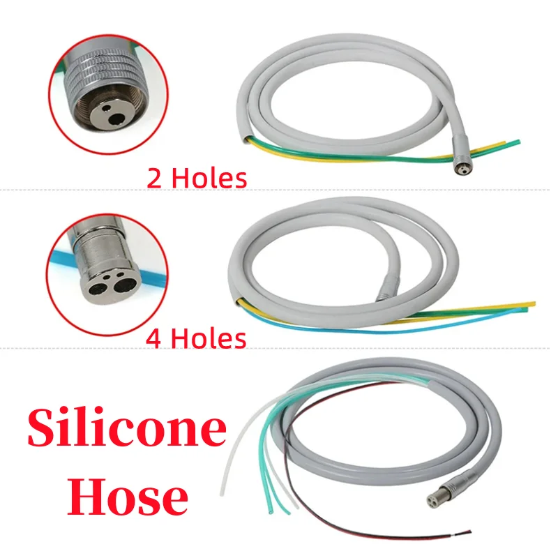 2-4-Hole-Dental-Silicone-Hose-With-Fitting-For-High-Low-Speed-Air ...