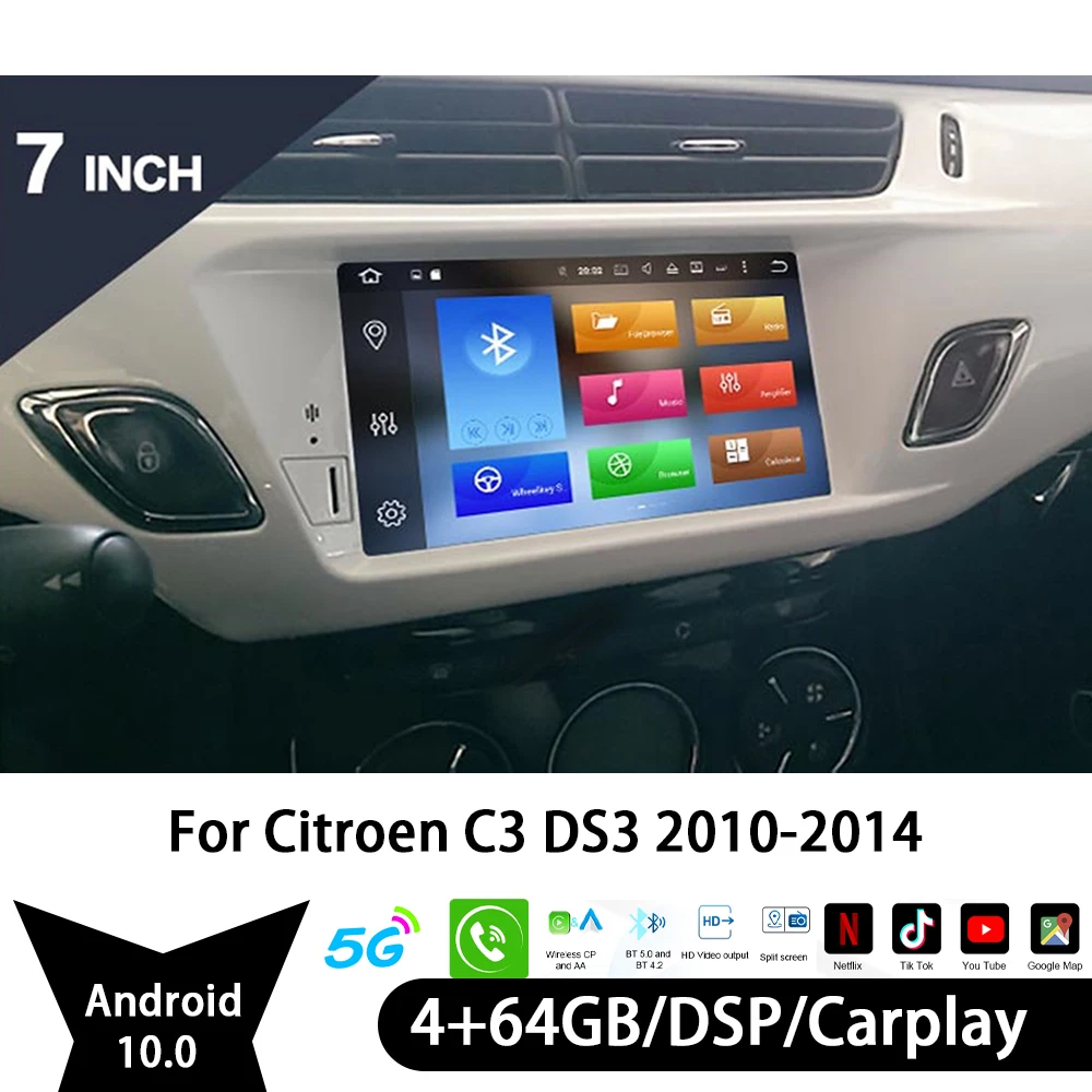 Leitor Multimédia Automóvel para Citroen, Auto Rádio, Auto Navegação ...