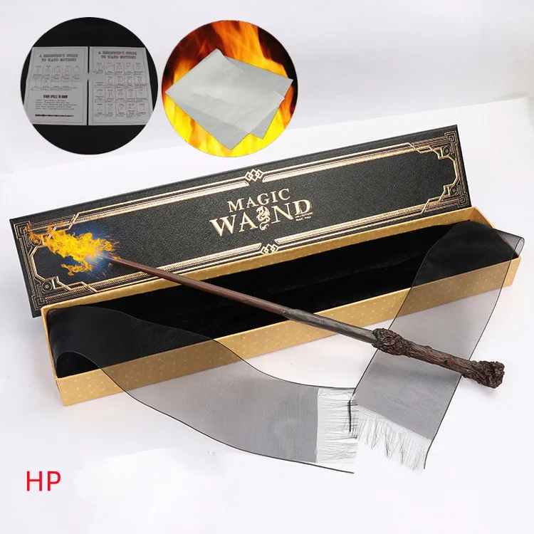 Magic Wands Electronic Fire Flasher Tricks Flame Lighter Magic Wand ...