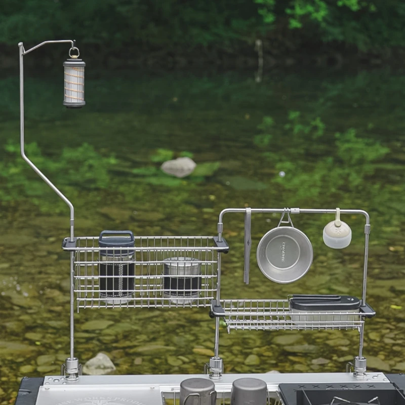 Outdoor-IGT-Table-Accessories-Portable-Expandable-Desktop-Frame-Camping ...