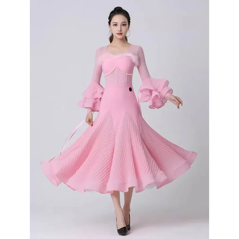 High-Necked-Sleeveless-Flowing-Modern-Dance-Top-MY864-Wine-Red-National ...