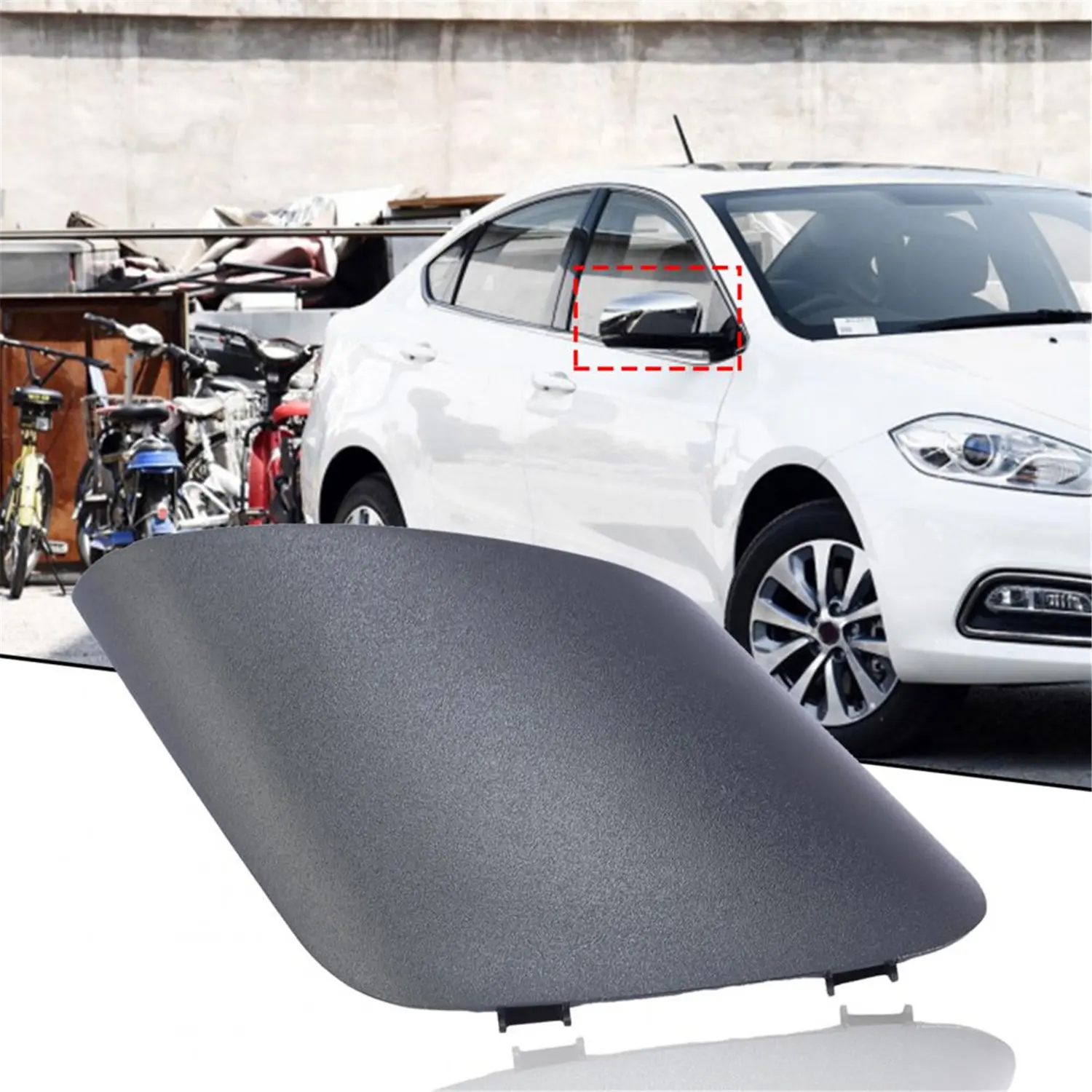 1pair-Rearview-Mirror-Shell-Protective-Standard-Black-Right-Door-Mirror ...