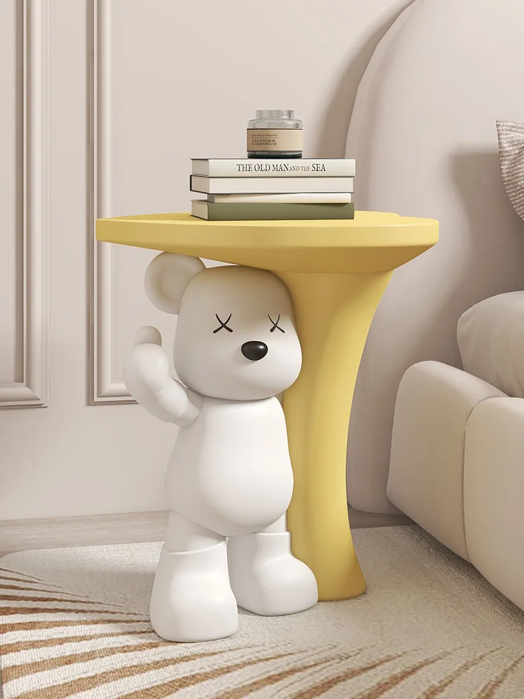 Home-Decor-Furniture-Creative-Bear-Statue-Side-Table-Floor-Decor ...
