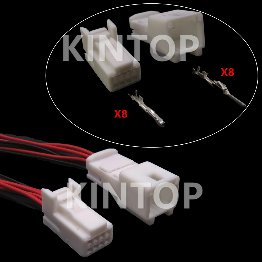 1-Set-8-Pins-Automobile-Male-Female-Docking-Electrical-Connector-With ...