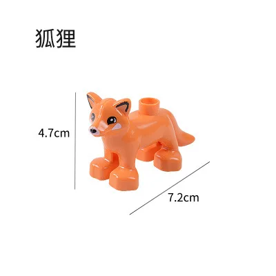 Large Building Blocks Zoo Animal Dinosaur Marine Creature Modeling ...