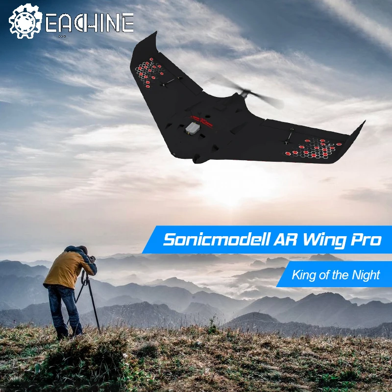 Beginner Electric Sonicmodell AR Wing Pro RC Airplane Drone 1000mm ...