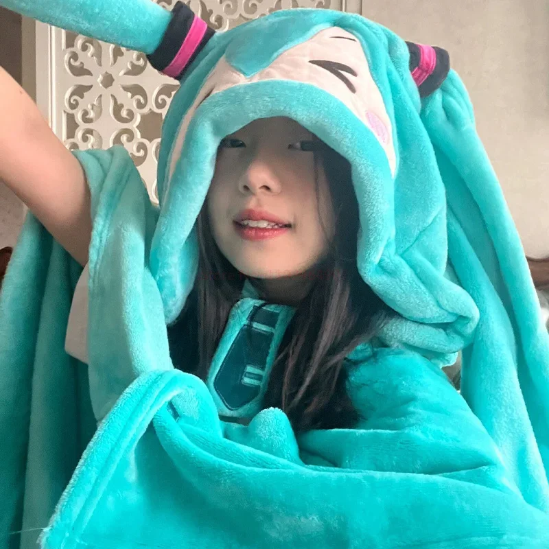 Hatsune-Miku-Cartoon-Coral-Velvet-Pajamas-In-Winter-New-Thickened-Plush ...