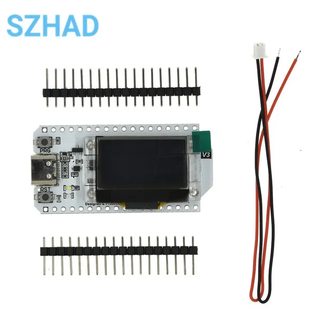 SX1278 SX1262 LoRa ESP32 0, 96 polegadas Azul OLED Display WIFI compatível com Bluetooth Lora ...