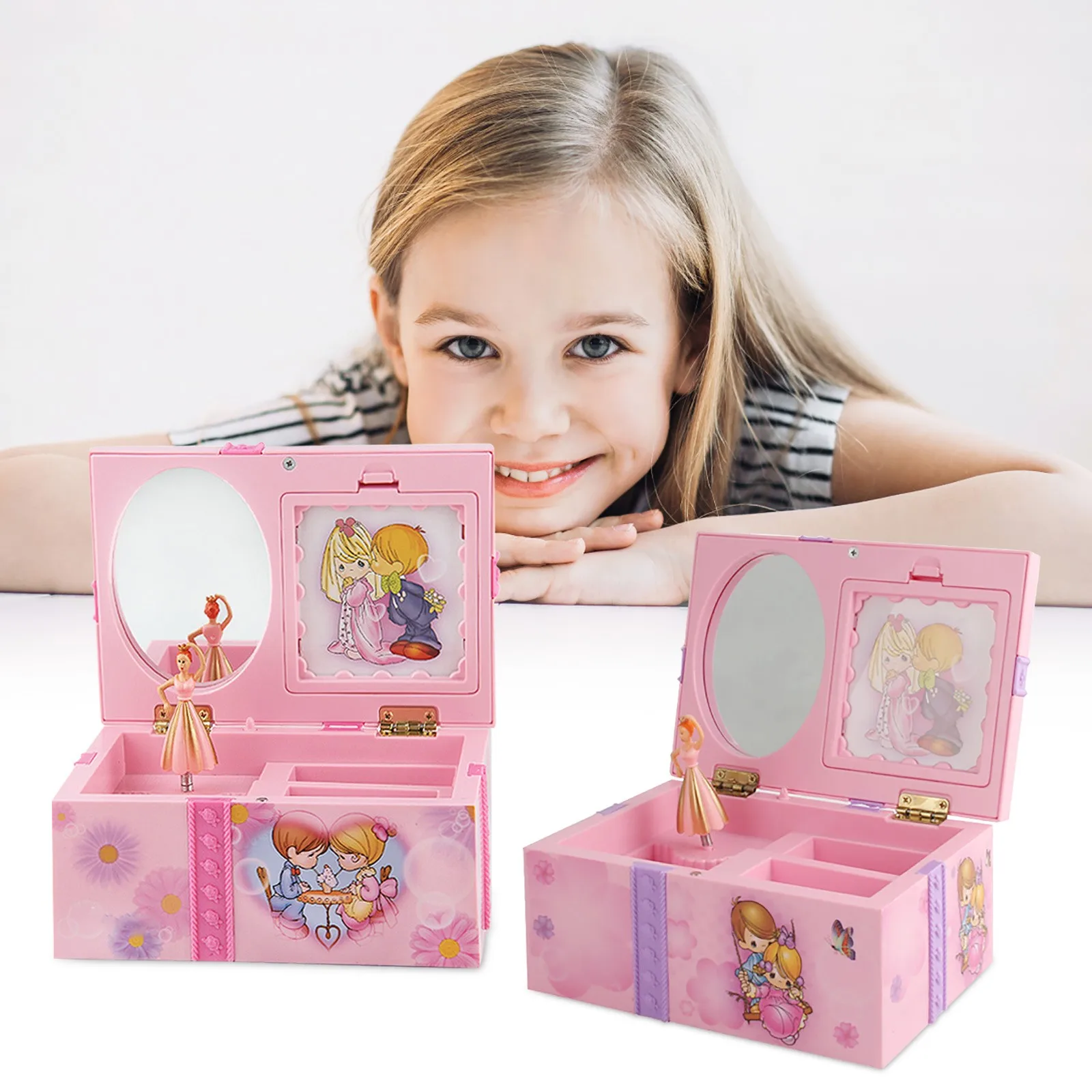 Ballerina-Jewelry-Box-For-Girls-Music-Box-Girls-For-Necklace-Bracelet ...