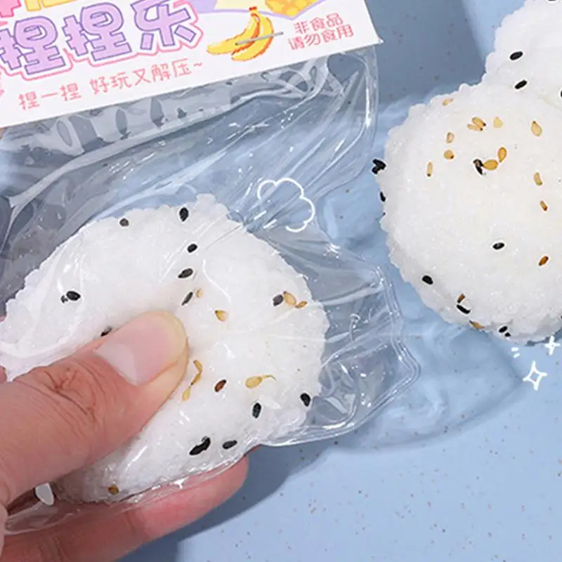 Briquettes-Scallions-Rice-Ball-Food-Creative-Simulation-Squeeze-Stress ...
