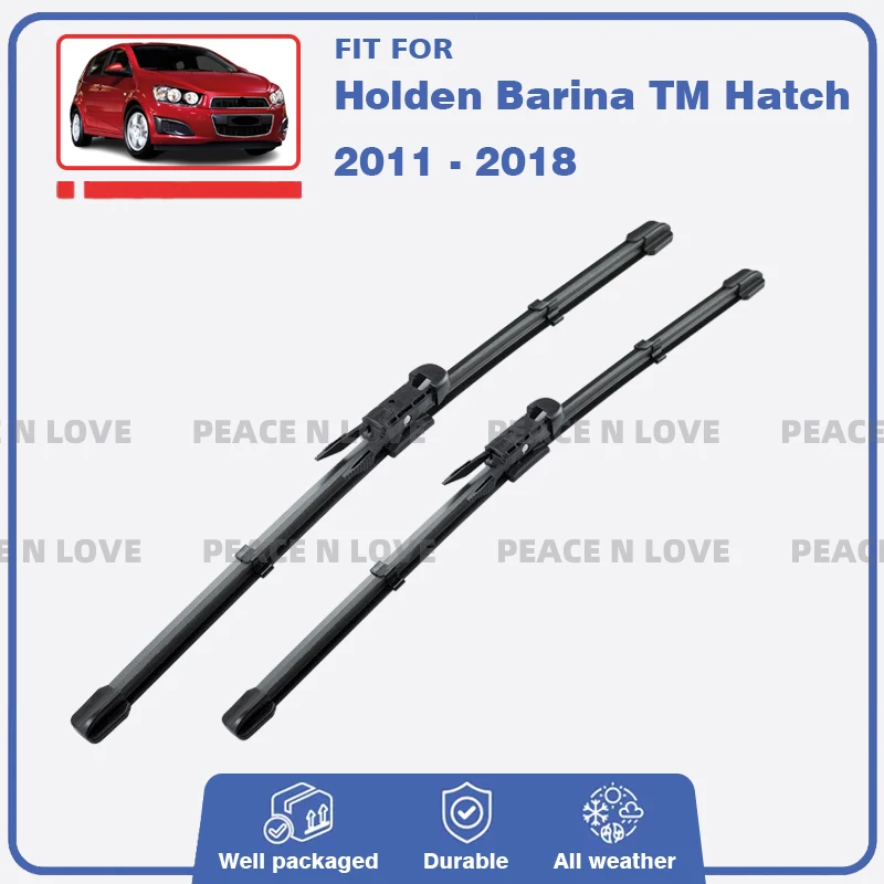 Front Wiper Blades For Holden Barina TM Hatch 2011 2012 2013 2014 2015 ...