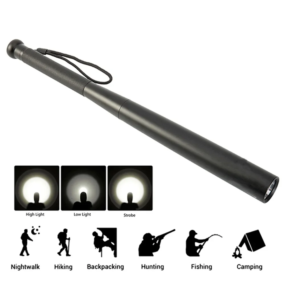Ultra-brilhante-auto-defesa-lanterna-vara-LED-prova-d-gua-Baseball-Bat ...