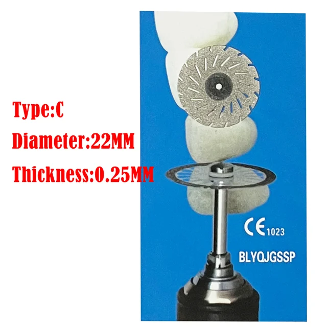 1PCS Dental lab Double Sided Diamond Cutting Disc for separating ...