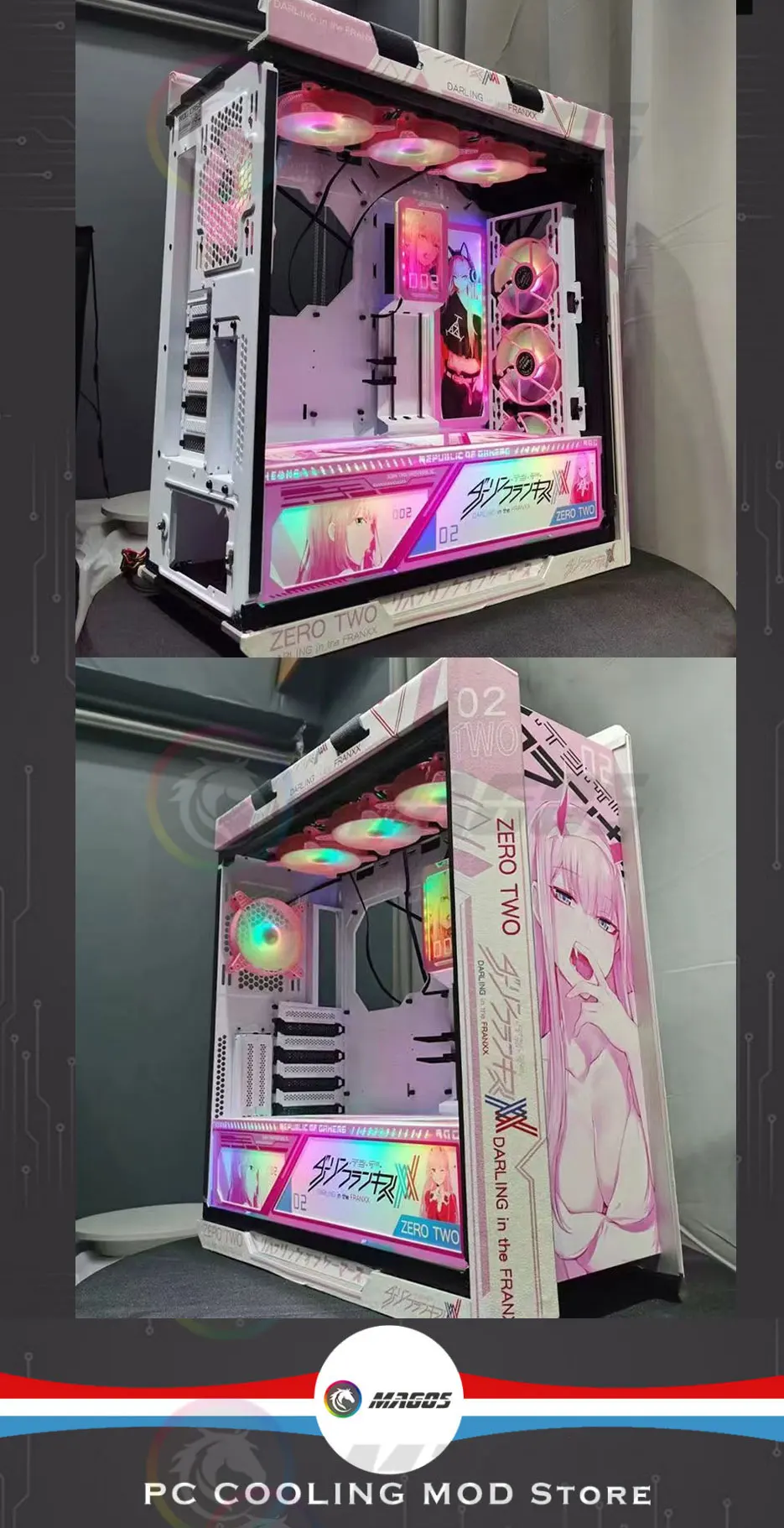 ASUS ROG Strix Helios Case RGB Panels 4Pcs/Kit EVA Comic Themes ...