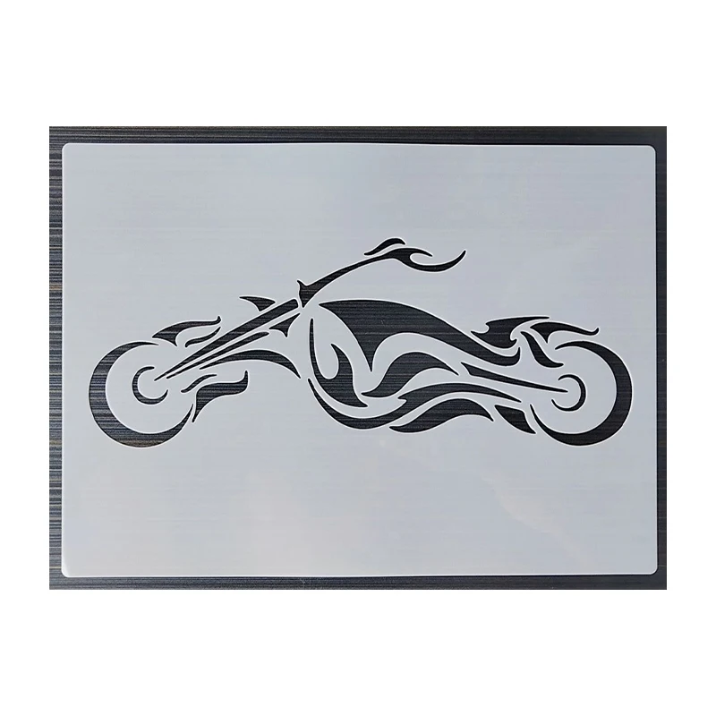 21*29Cm Motorcycle Template DIY Layering Stencils Wall Painting ...