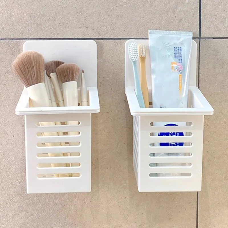 3-2pcs-Punch-Free-Toothpaste-Holders-Toothbrush-Storage-Rack-Wall ...