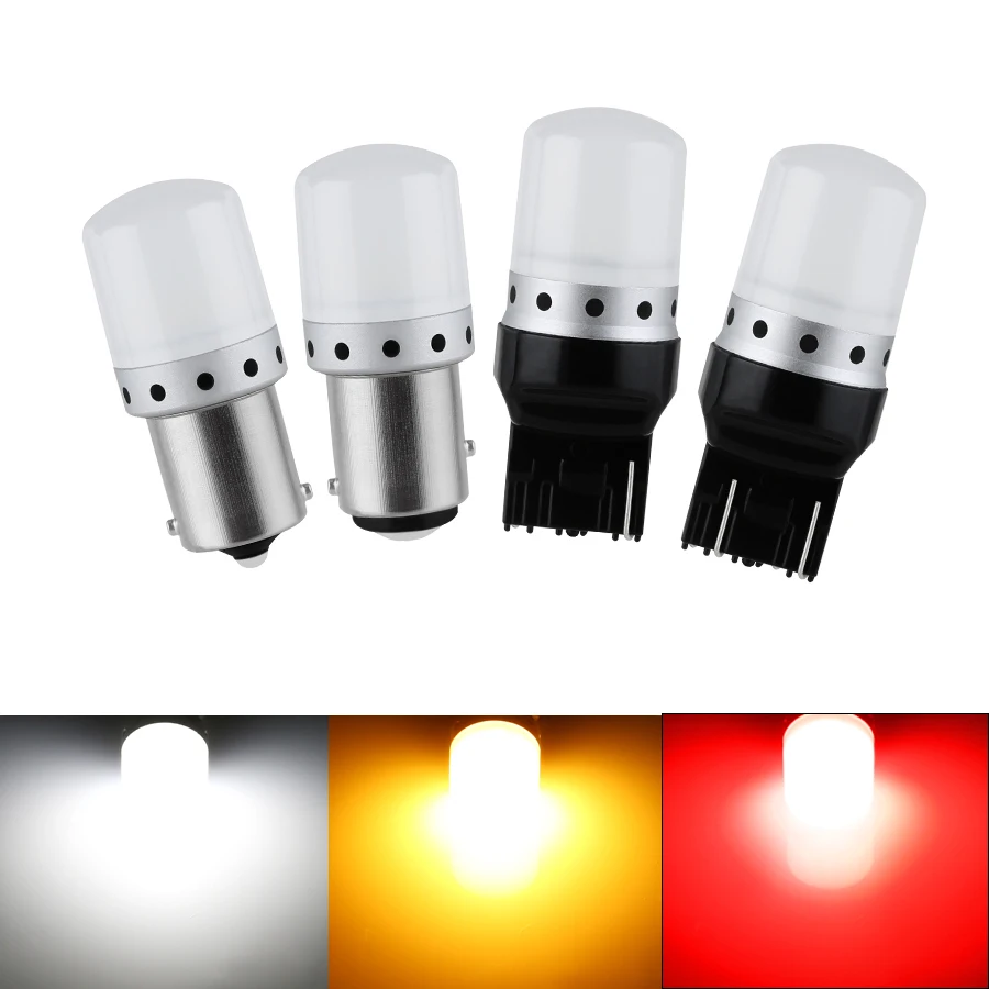 P21W-led-BAY15D-PY21W-BA15S-White-Car-LED-Bulb-P21-5W-Turn-Signal-1156 ...