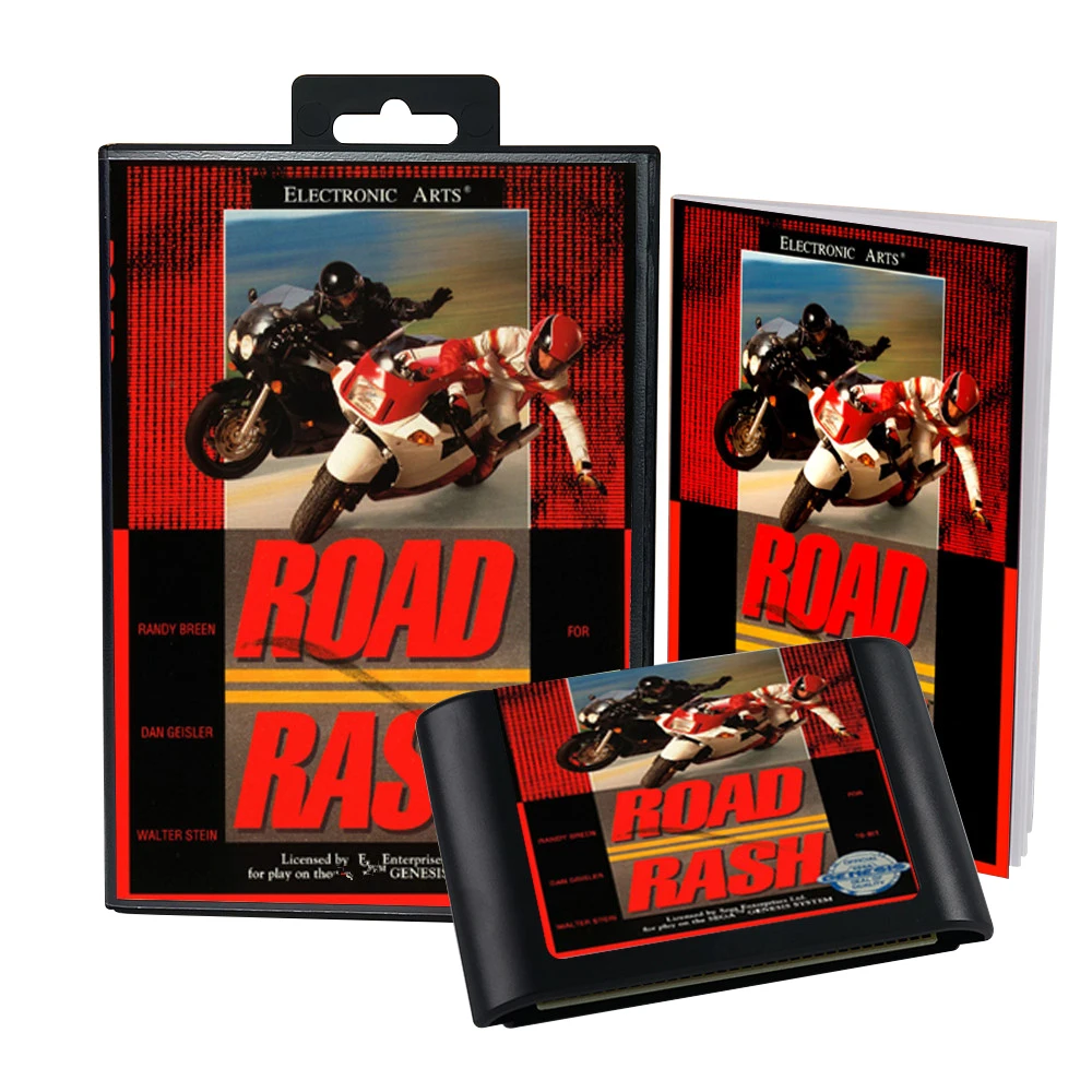 Road-Rash-1-USA-Cover-Game-for-SEGA-MD-Mega-Drive-Genesis-Consoles-Game ...