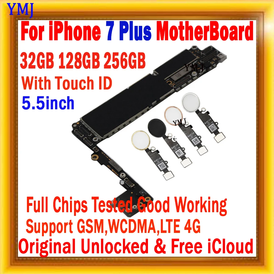 Full-Unlocked-For-iphone-7-Plus-5-5inch-Motherboard-32GB-128GB-256GB ...