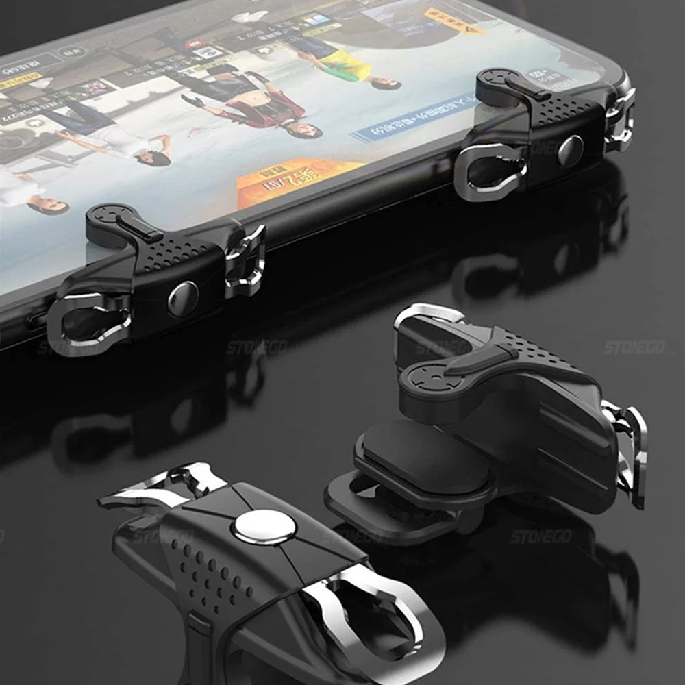 STONEGO 1Pair Mobile Game Controller [L1+R1] Trigger Aim Button ...