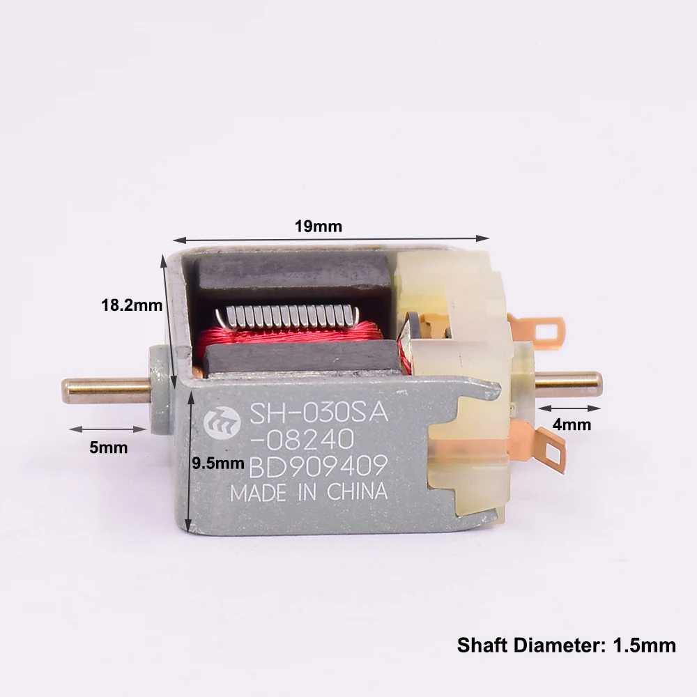 Mabuchi-SH-030SA-08240-Mini-Dual-Shaft-18mm-Square-Motor-DC-6V-9V-12V ...