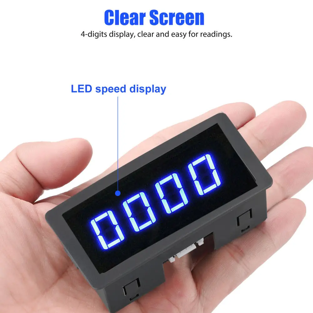 4-Digital-LED-Tachometer-With-NPN-Hall-Proximity-Switch-Sensor-High ...