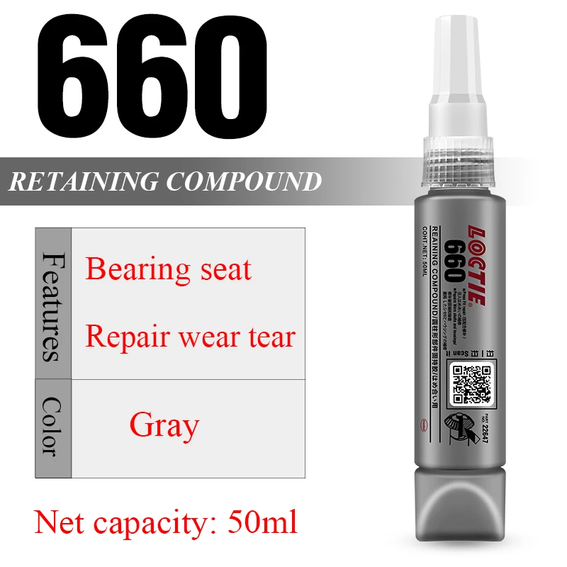Bearing-Repair-Glue-50ml-Loctite-660-High-Strength-Repair-Gap-Filler ...