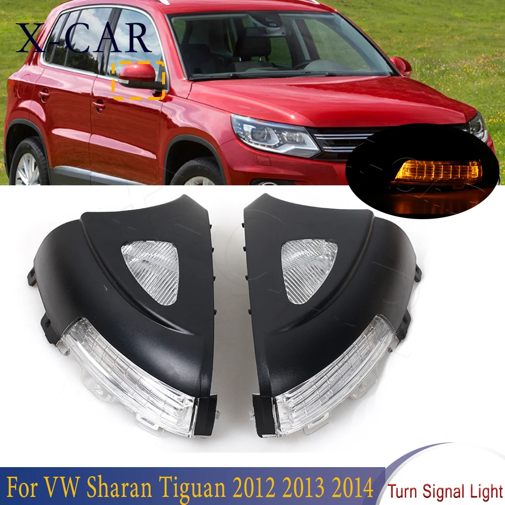 LED Side Mirror Turn Signal Light Indicator Lamp For VW Tiguan MK1 2008 ...