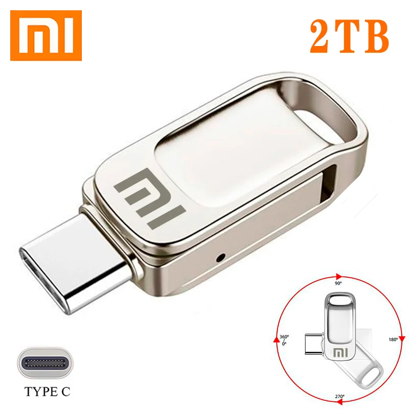 Xiaomi U Disk 2TB 3.0 Flash Drives Alta Velocidade Pendrive Metal 1TB ...