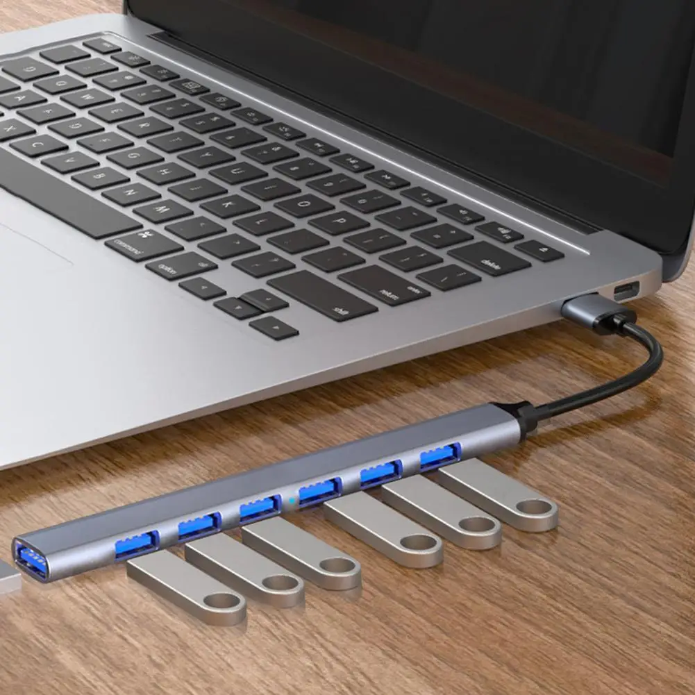 Usb C Docking Station High Speed 7-in-1 Usb Type C Hub Docking Station ...