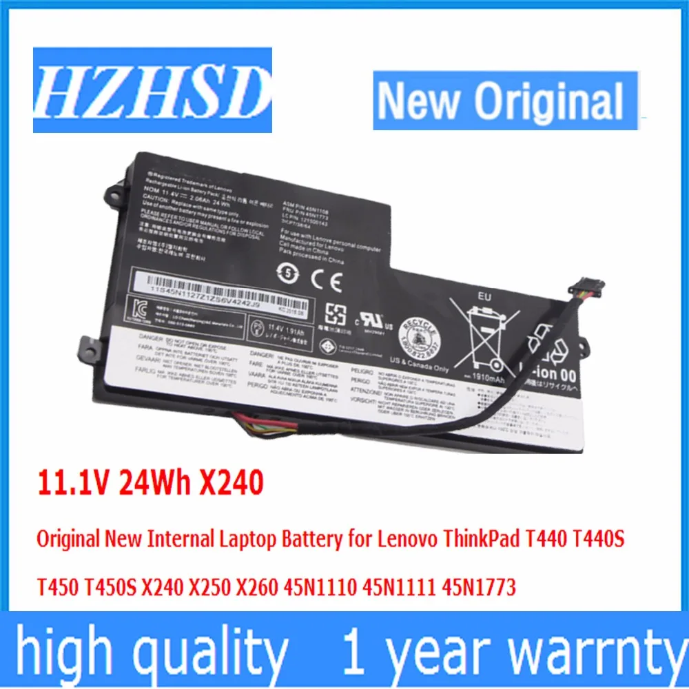 11.1V 24Wh X240 Original New Laptop Battery For Lenovo T440 T440S T450 ...