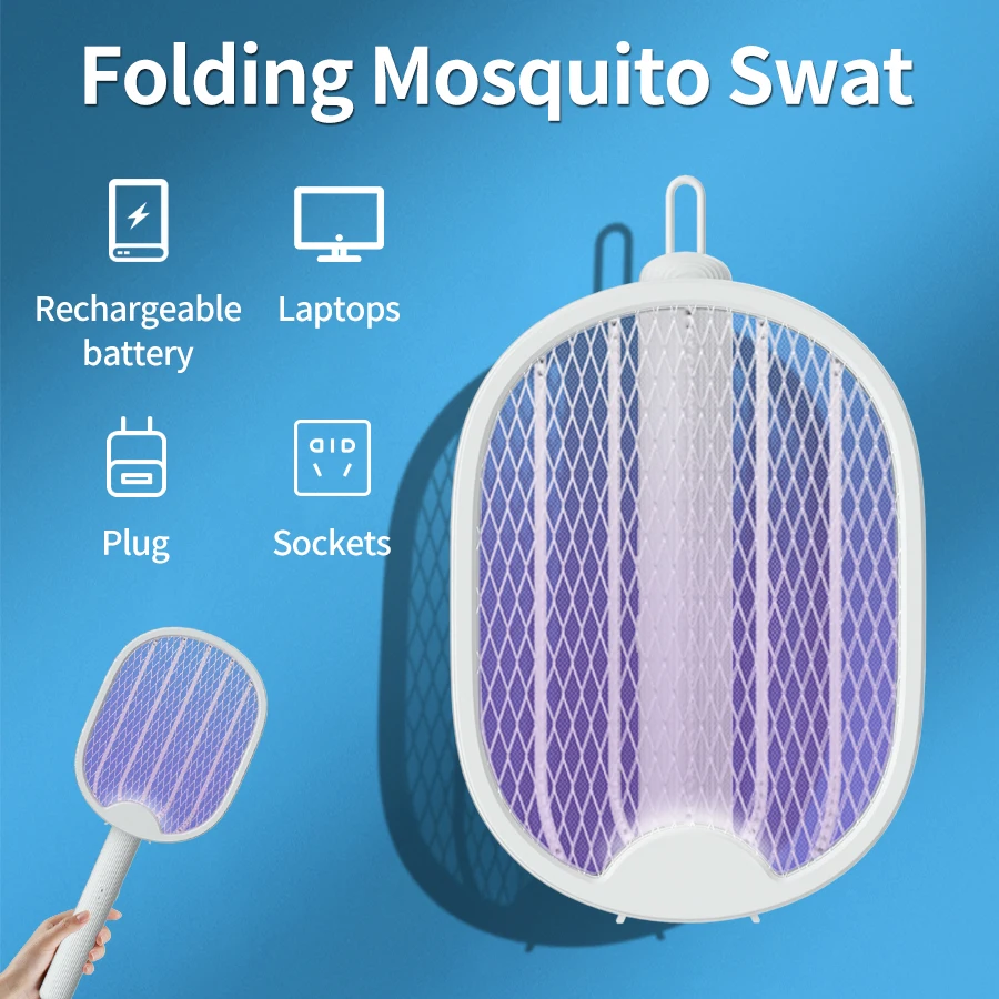 Foldable-Electric-Mosquito-Swatter-Trap-USB-Rechargeable-Mosquito ...