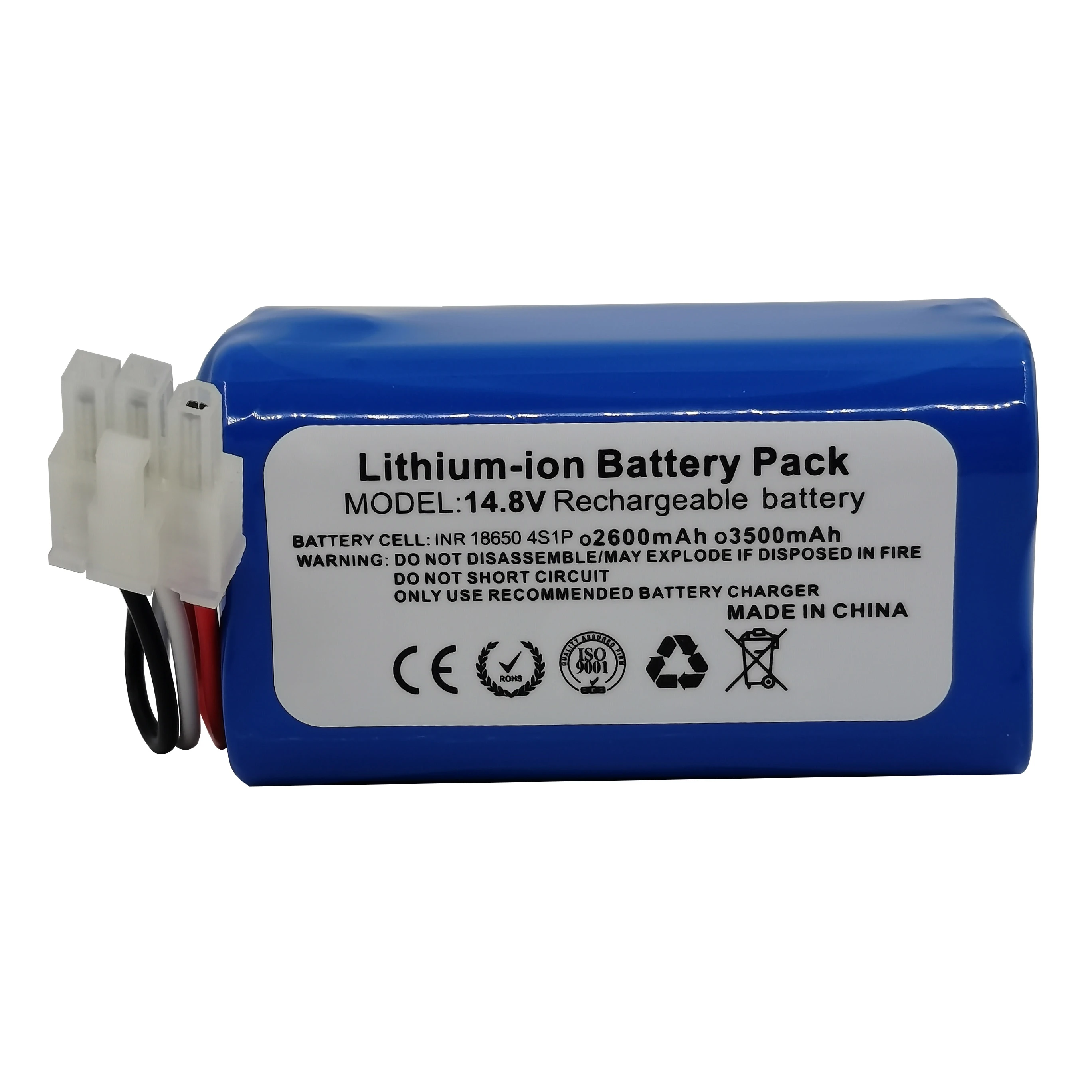14.4V 14.8V 3500mAh 2600mAh Li Ion Cylindrical Rechargeable Battery Pack For Miele Scout RX1 ...