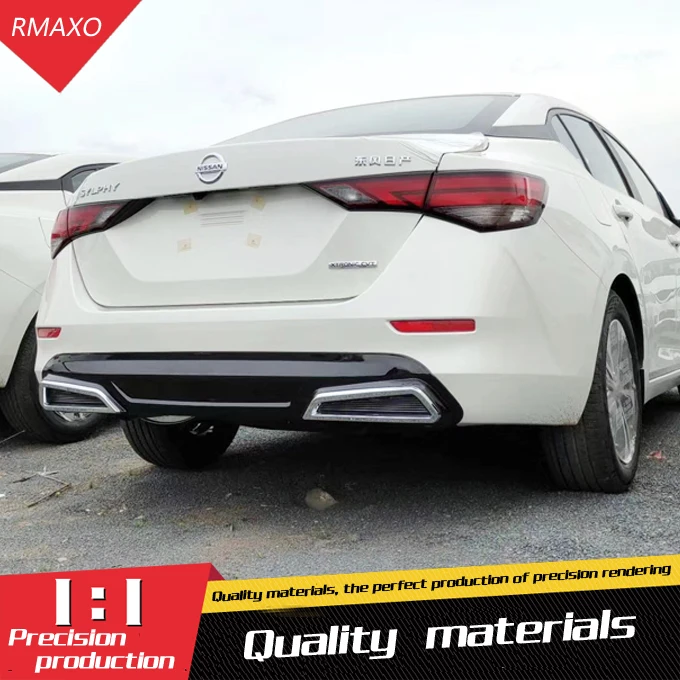 For Nissan Sentra Body Kit Spoiler 2020-2021 For Sylphy Abs Rear Lip ...