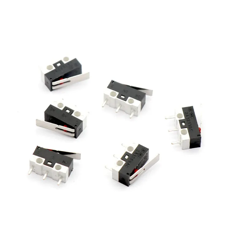 10pcs-Limit-Switch-Push-Button-Switch-1A-2A-125V-AC-Mouse-Switch-3Pins ...