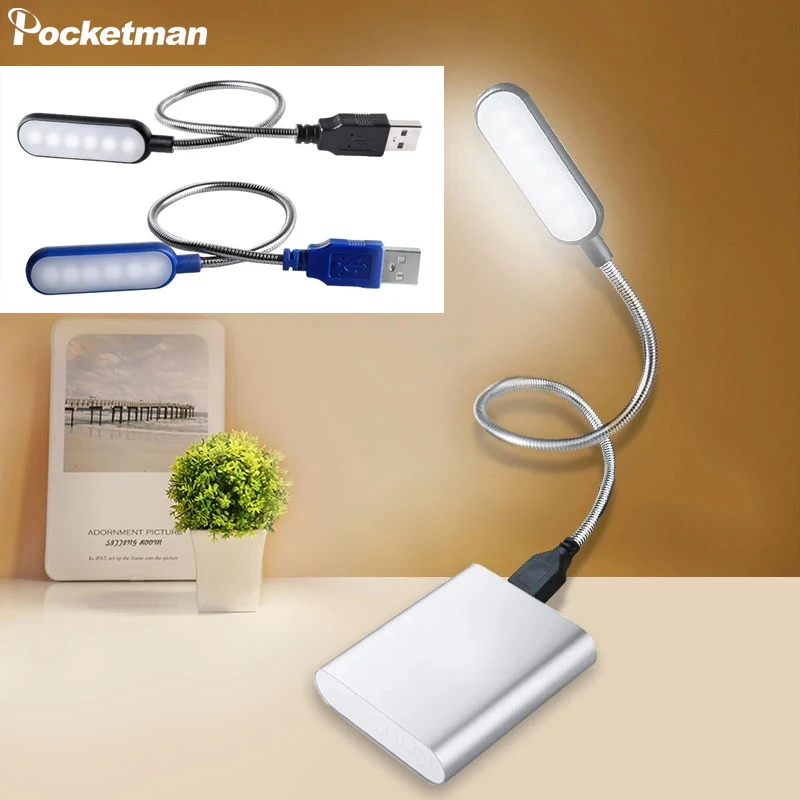 Flexible-USB-LED-Book-Lights-DC-Mini-Portable-Table-Lamp-USB-Reading ...
