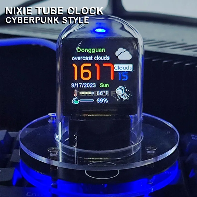 Nixie-Tube-Clock-Smart-Wifi-Glow-Diy-Tube-Clocks-Cyberpunk-Style-Digital-Table-Clock-Visual ...