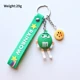 1pc Cartoon Chocolate Bean Keychain Funny Silicone Doll Women Bag ...