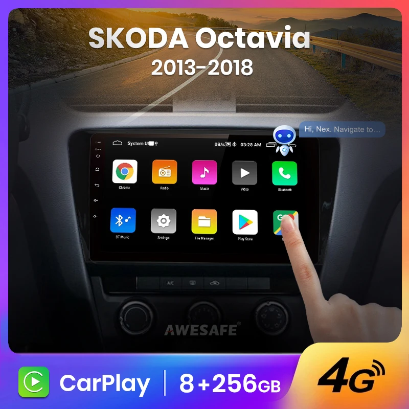 Awesafe Px9 8+128gb Carplay Gps Track 2din Android Autoradio For Vw ...