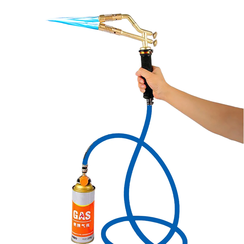 Flamethrower-Double-Head-Liquefied-Petroleum-Gas-Welding-Gun-Propane ...