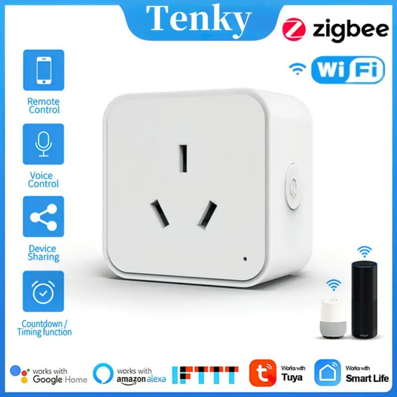 Tuya-Zigbee-WiFi-Smart-Socket-Voice-Control-Mobile-Phone-Remote-16A ...