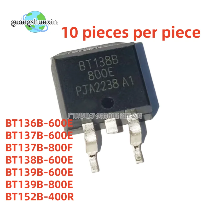 10PCS-NEW-BT136B-600E-BT137B-600E-BT137B-800F-BT138B-600E-BT139B-600E ...