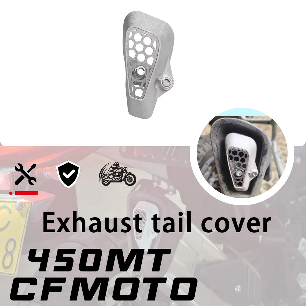 For CFMOTO 450mt modified exhaust tail section guide pipe vent CF MT450 ...