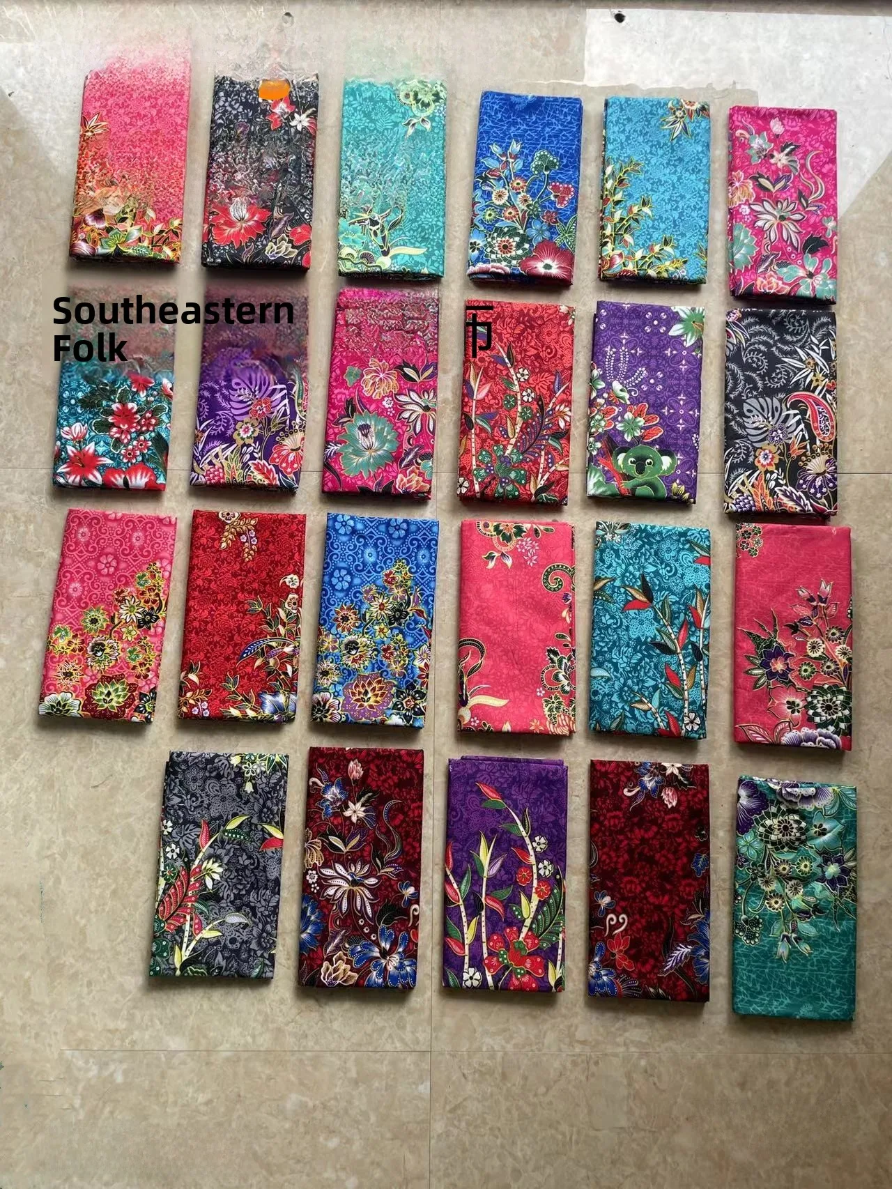 Traditional Dai Ethnic Southeast Asian Myanmar Sarong Tube Skirt Longyi ...
