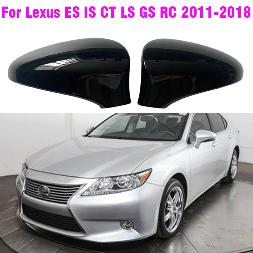LHD-Car-Outside-Rearview-Mirror-Frame-Light-Wing-Door-Side-Mirror-Cover ...