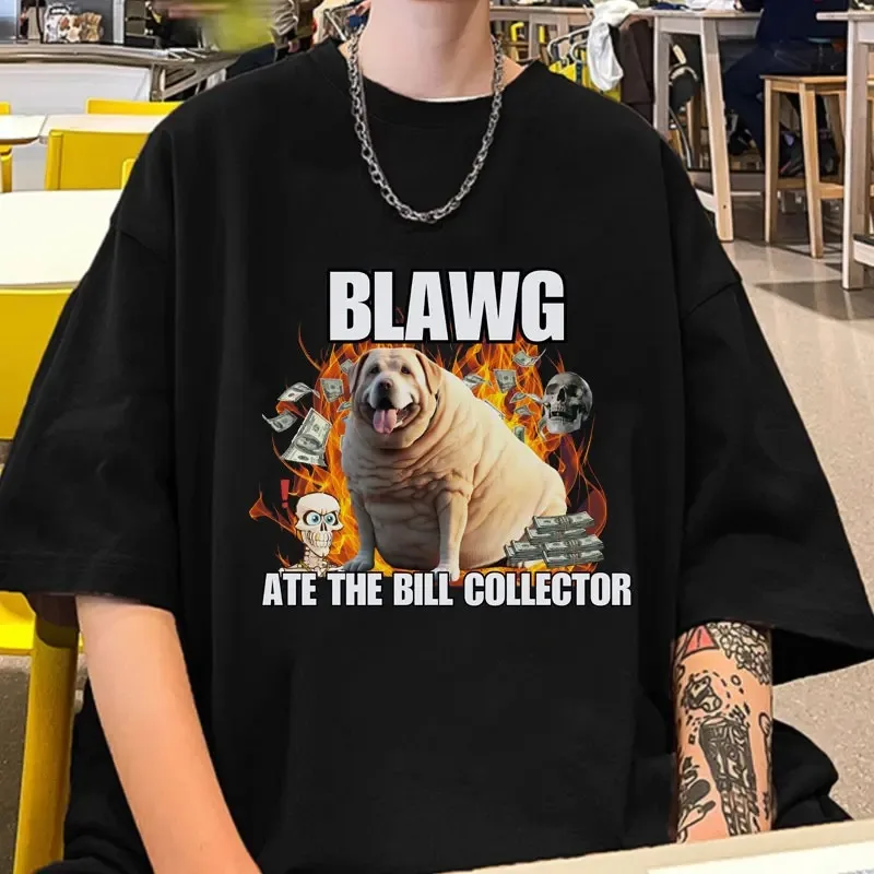 Funny-Bill-Collector-Dog-Meme-Graphic-T-Shirts-Men-s-Women-s-Summer ...