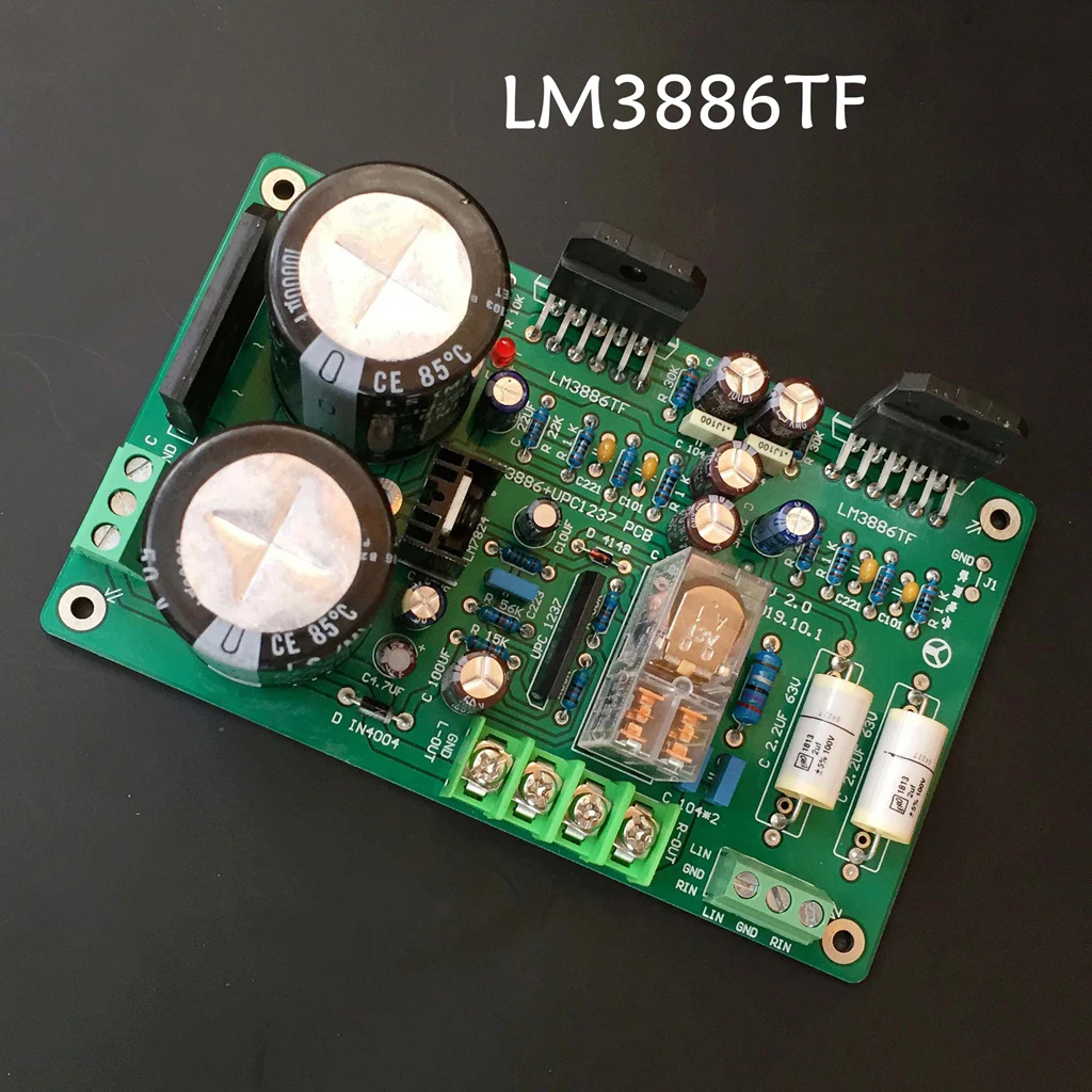 LM3886 power amplifier board with speaker protection - AliExpress 44
