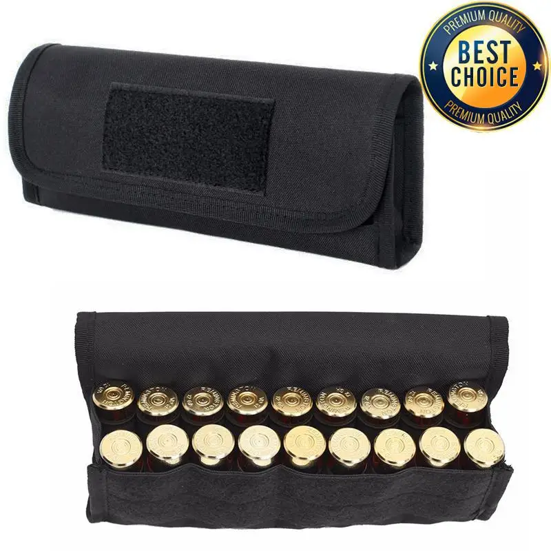 18-Round-Tactical-Shell-Holder-Ammo-Bag-Hunting-Shooting-Military-Molle ...