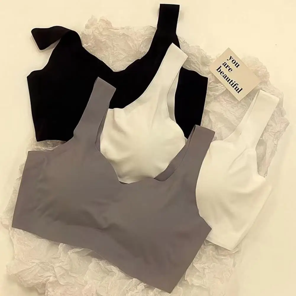Comfortable-Bra-Seamless-Shockproof-Women-s-Sports-Bra-Soft-Breathable ...